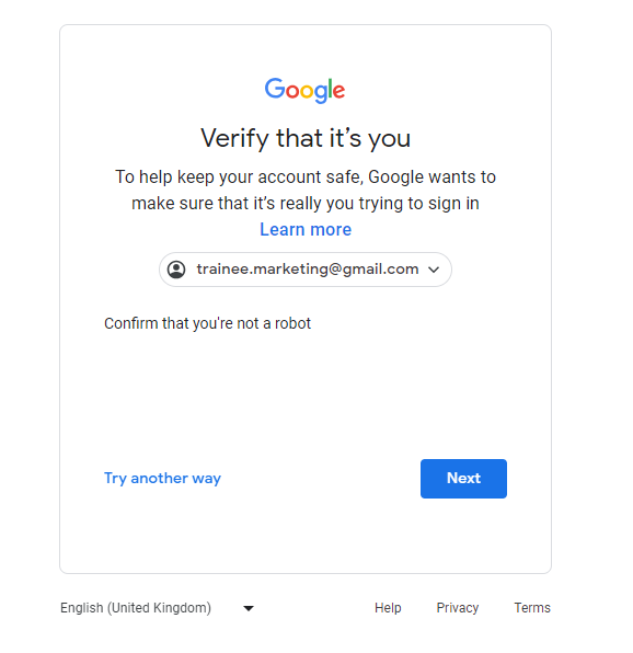 Login to Google Classrooom